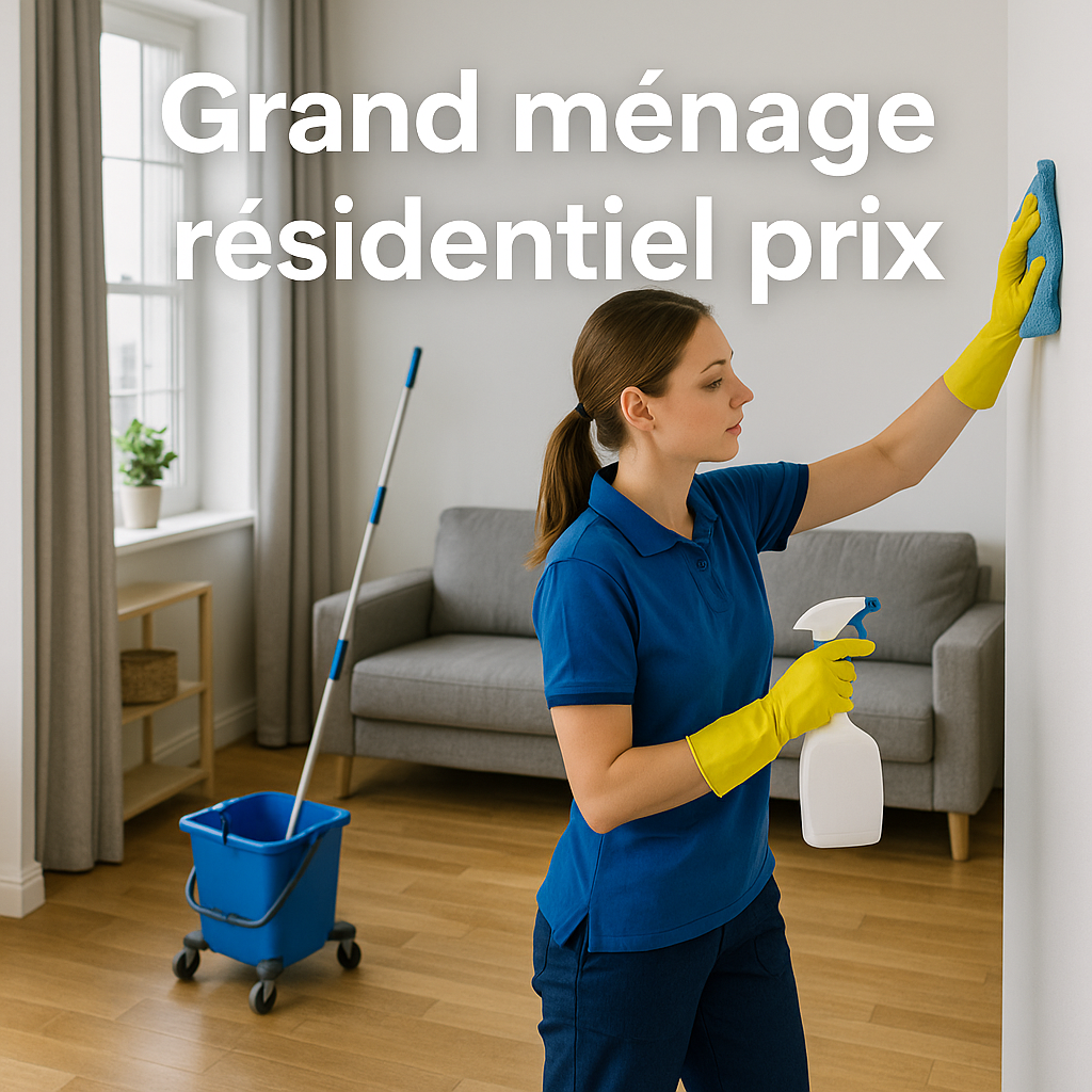 Grand Ménage Résidentiel Prix Rive-Sud | À partir de 200$